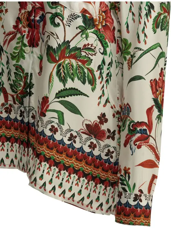Samantha Sung Printed Silk Shirt