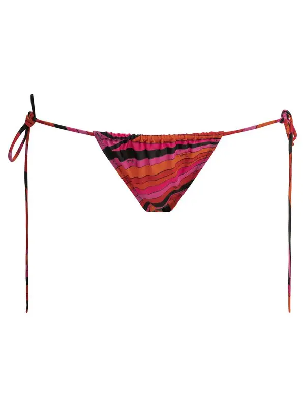 Emilio Pucci Marmo Bikini Briefs - Red
