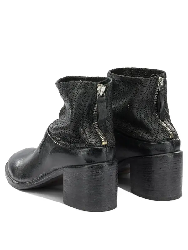 Moma 70mm Zippered Ankle Boots