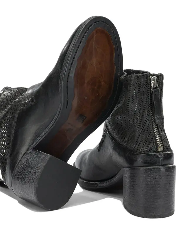 Moma 70mm Zippered Ankle Boots