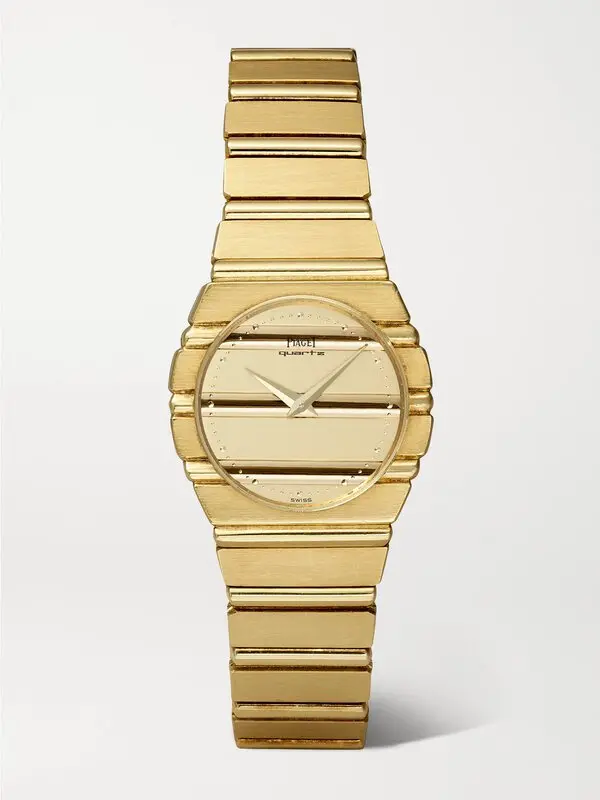 STEPHANIE WINDSOR 1980s Piaget Polo 28mm 18-karat Watch - Gold