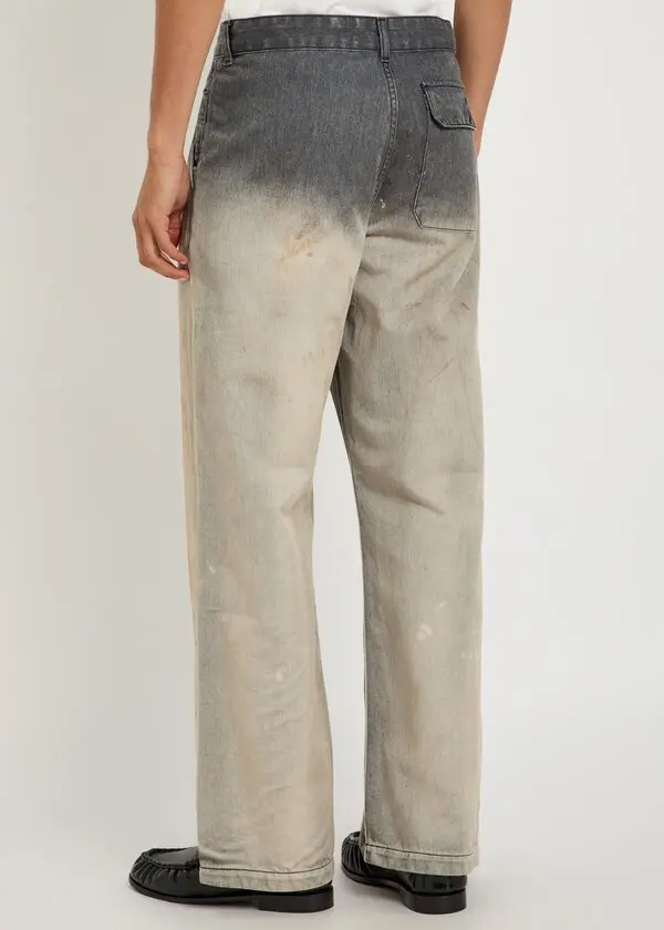 Our Legacy Dirt-effect Washed Denim Jeans