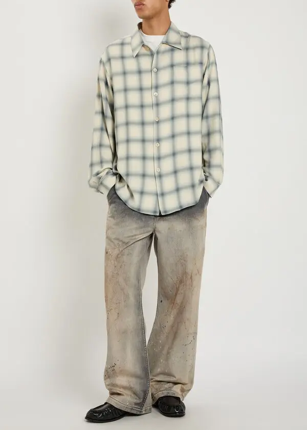 Our Legacy Dirt-effect Washed Denim Jeans