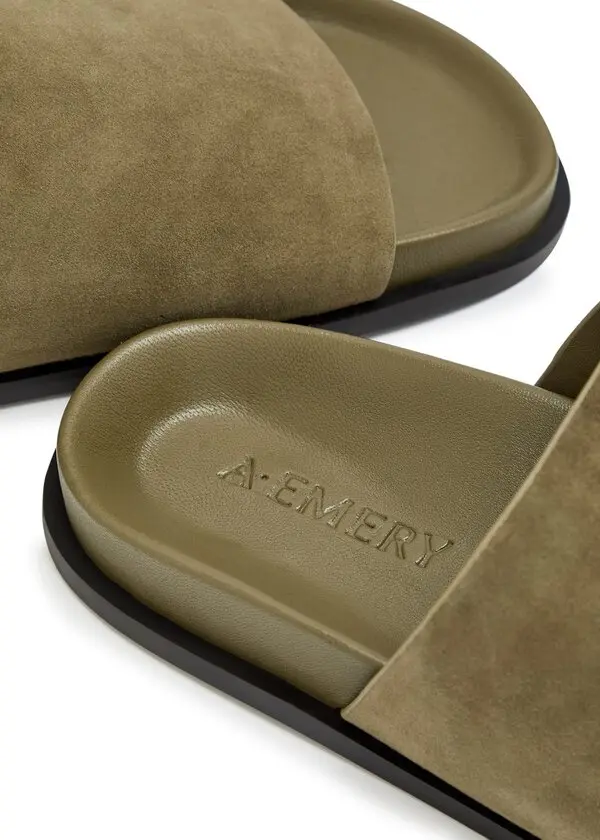 A.emery Luca Woven Leather Sliders