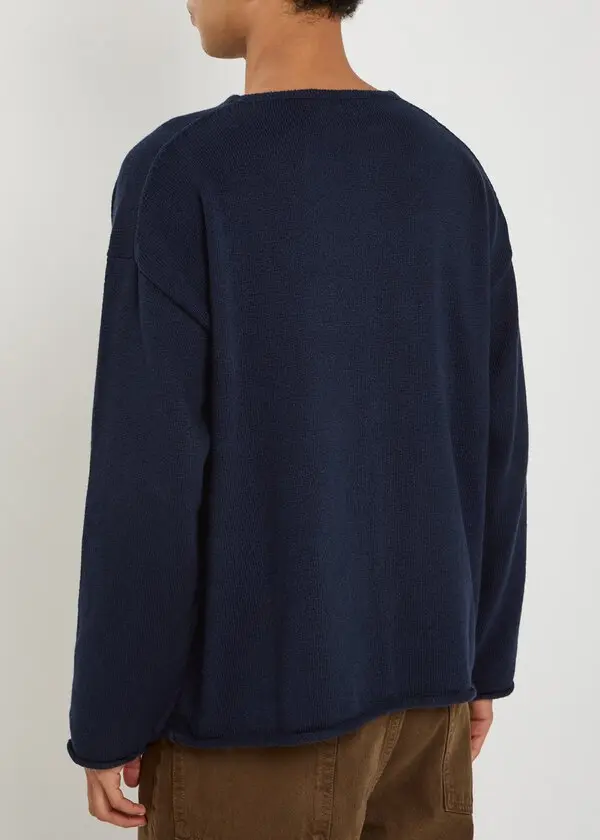 THE ELDER STATESMAN Nora Cotton Jumper