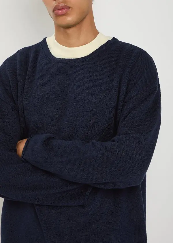 THE ELDER STATESMAN Nora Cotton Jumper