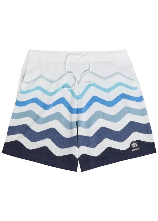 SANDBANKS Striped Cotton Shorts