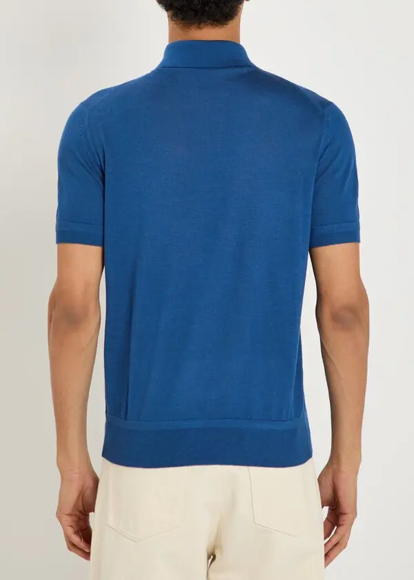 TOM FORD Gauge Cashmere And Silk-blend Polo Shirt