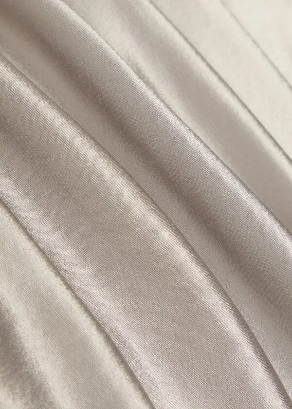 Anna October Margit Open-back Satin Gown
