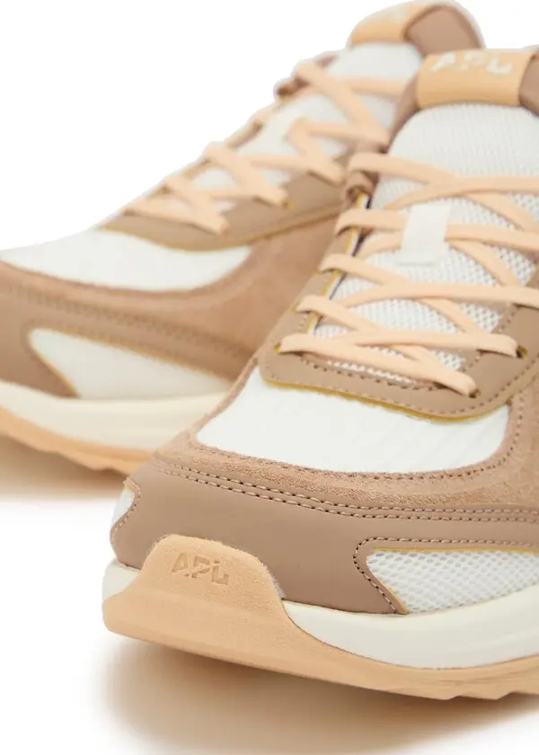 Apl Panelled Mesh Sneakers - Beige