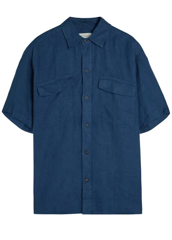 Oliver Spencer Patch Pocket Linen Shirt