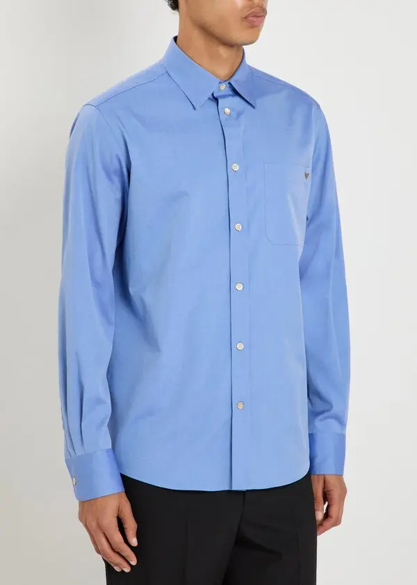 Valentino Garavani Logo Cotton Oxford Shirt