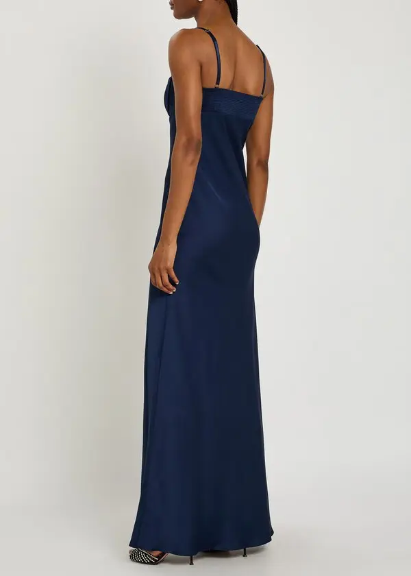 Anna October Tulip Satin-crepe Maxi Dress
