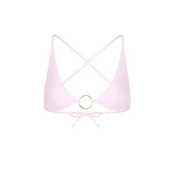 PIANELLA'S Daydream O-ring Triangle Bikini Top - Pink