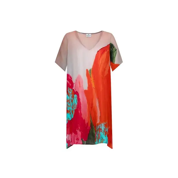 DHARA SHETH, DUBAI Dhara Sheth Kaftan Dress - Red