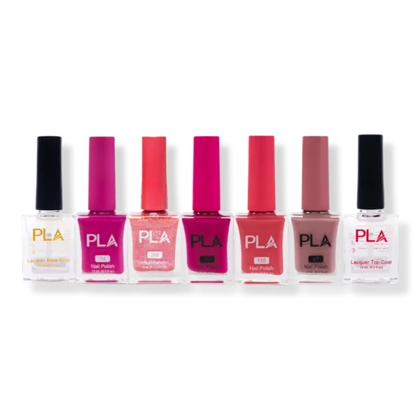 PLA Beauty Nail Lacquer Starter Kit - Think Pink