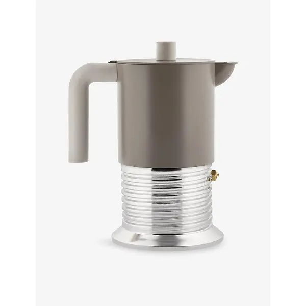ALESSI Vite Six-cup Espresso Coffee Maker - Grey