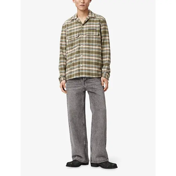 ALLSAINTS Slam Checked Woven Shirt