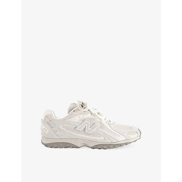 NEW BALANCE Suede And Mesh Trainers - Timberwolf