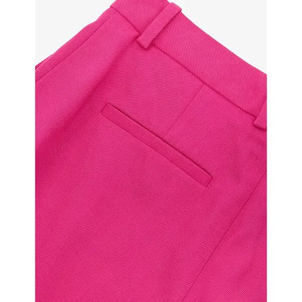 REISS Charli Wide-leg Woven Trousers