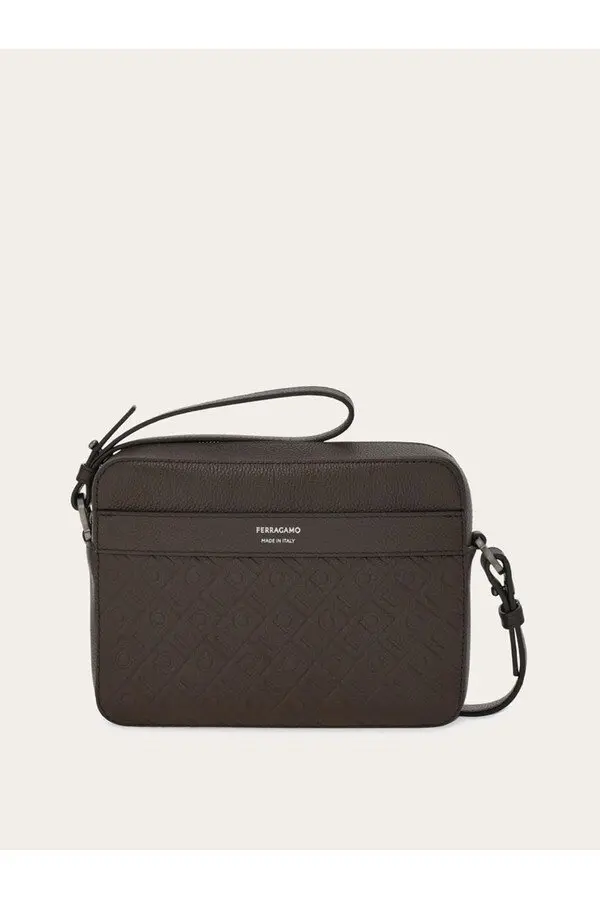FERRAGAMO Monogram Shoulder Bag - Red