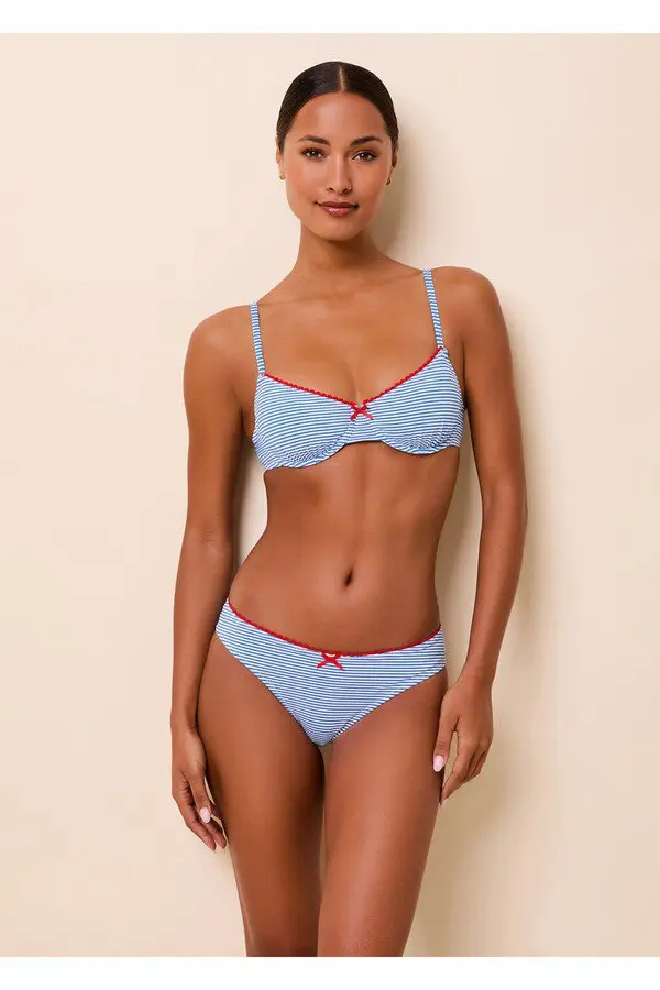 Solid & Striped Daphne Bikini Top - Stripe