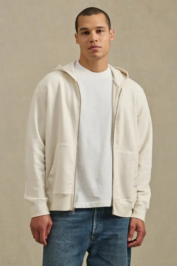 Velvet By Graham & Spencer Vincent French Terry Cotton Hoodie - Red