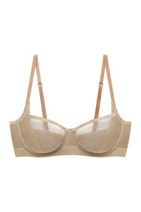 Natori True Zen Balconette Underwire Bra - Brown