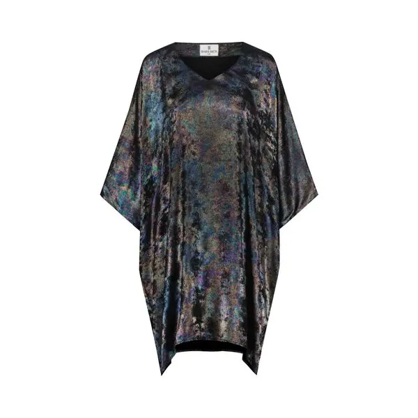 DHARA SHETH, DUBAI Dhara Sheth Dubai Short Kaftan Dress - Black