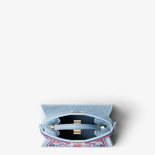 Fendi Peekaboo Iseeu Petite Bag - Light Blue