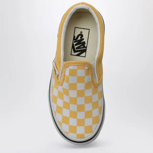 VANS Checkerboard Slip-on Sneakers - Yellow
