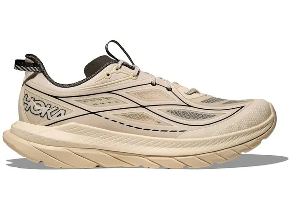 Hoka One One Mach Remastered Athletic Sneakers - Eggshell/asphalt Grey