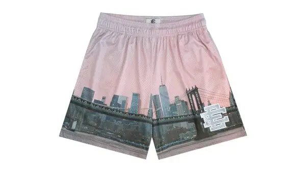 ERIC EMANUEL Ee Basic/core Short - Brooklyn Bridge Sky Blueline/silver