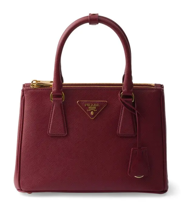 Prada Saffiano Leather Galleria Top-handle Bag - Red