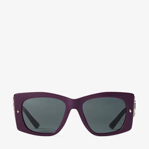 JIMMY CHOO Gabi Butterfly Sunglasses - E5075 Prune
