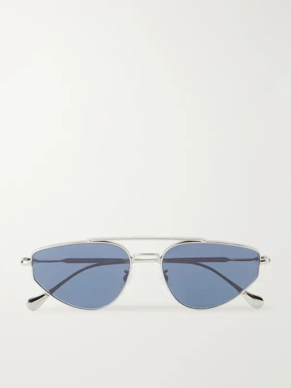Oliver Spencer Jil Sander Aviator-style Sunglasses - Silver