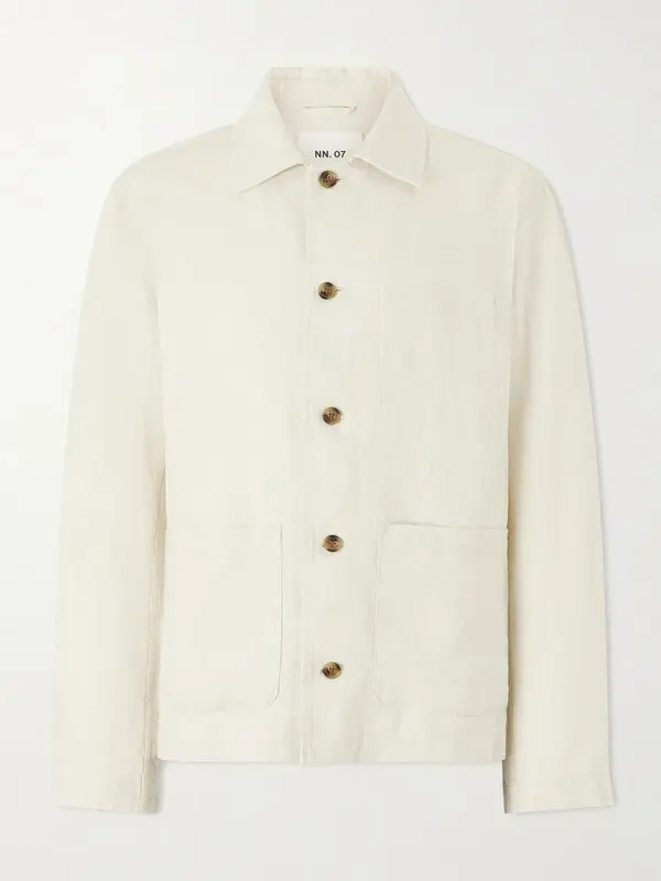 Nn07 Linen Blouson Jacket - Neutrals