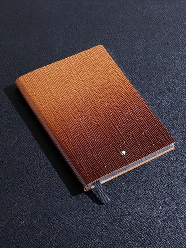 Montblanc Medium Dégradé Corteccia Sfumato Leather Notebook - Brown