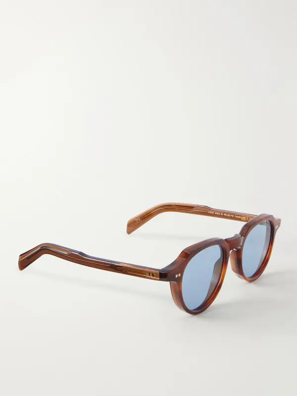 CUTLER AND GROSS Gr06 Round Frame Sunglasses - Brown
