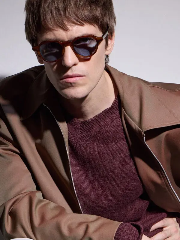 CUTLER AND GROSS Gr06 Round Frame Sunglasses - Tortoiseshell