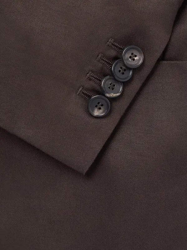DE PETRILLO Cotton Single-breasted Suit Jacket