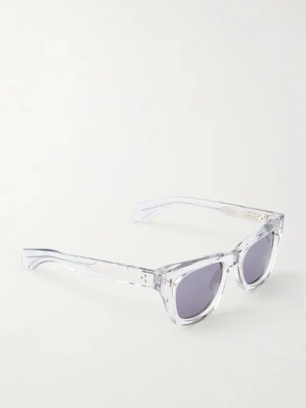 JACQUES MARIE MAGE Dealan Square-frame Acetate Sunglasses - Silver