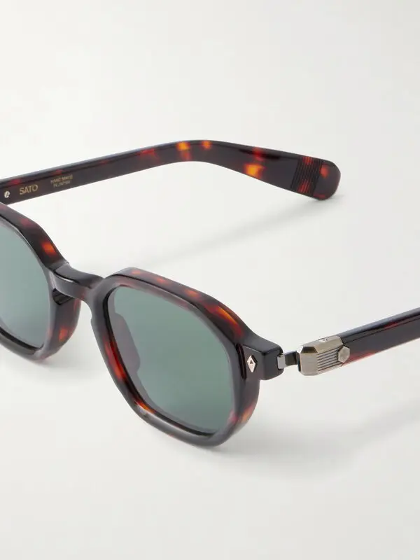 SATO Round Frame Acetate Sunglasses
