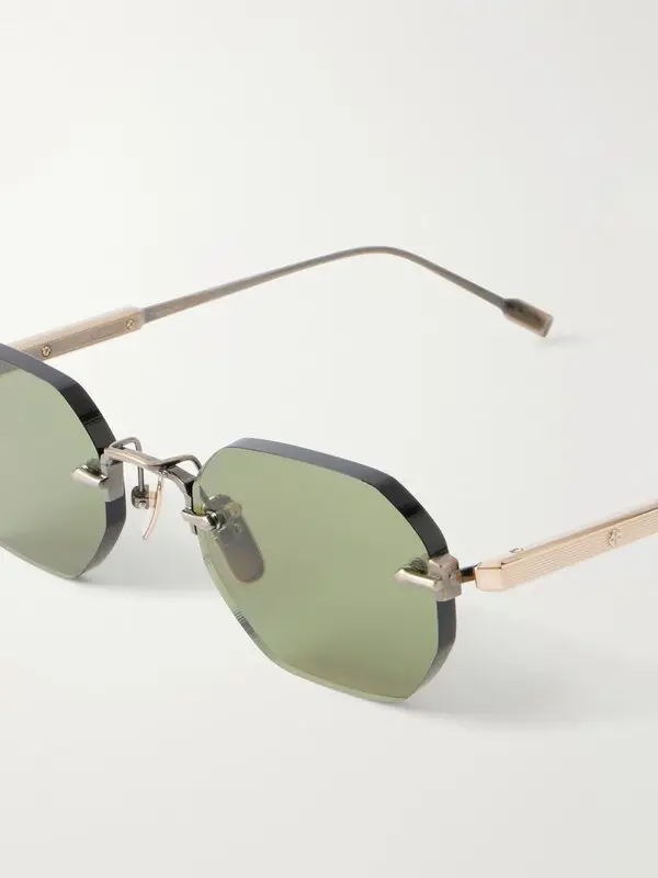 SATO Terebellum Ii Octagon Frame Sunglasses - Gold