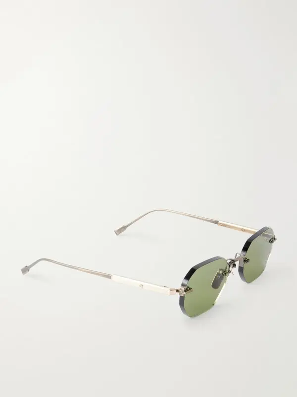 SATO Terebellum Ii Octagon Frame Sunglasses - Gold