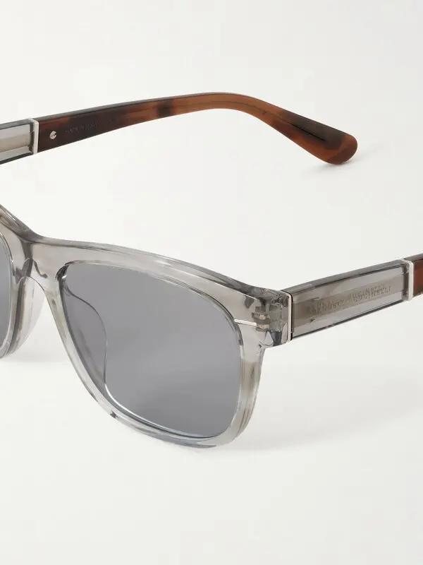 Brunello Cucinelli Acetate Aviator Sunglasses