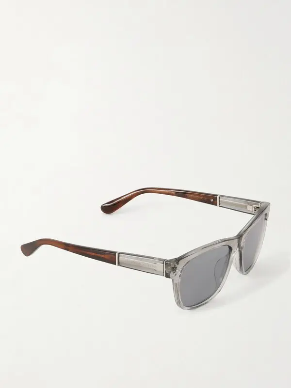 Brunello Cucinelli Acetate Aviator Sunglasses