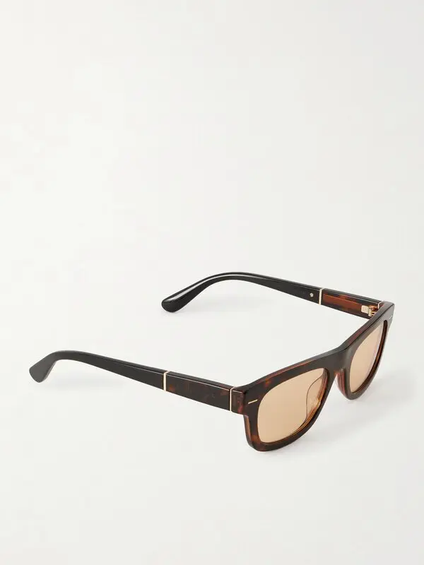 Brunello Cucinelli Square Frame Acetate Sunglasses - Brown