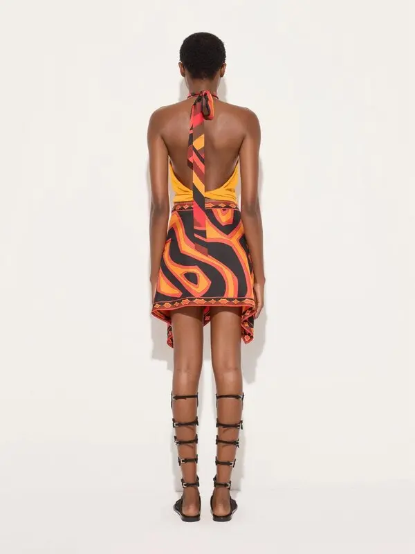 Emilio Pucci Halterneck Top With Silk Detail