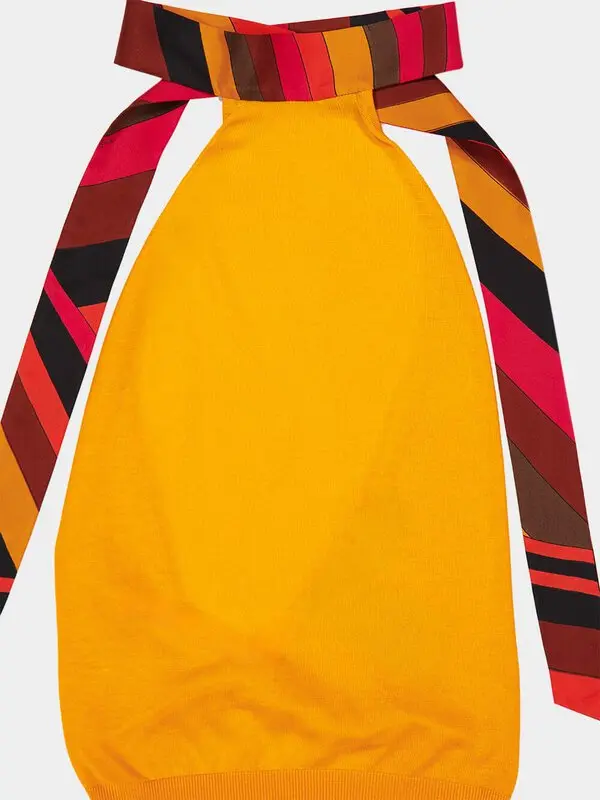 Emilio Pucci Halterneck Top With Silk Detail